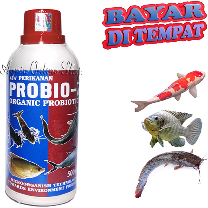 Jual Vitamin Penggemuk Ikan PROBIO 7 Penambah Nafsu Makan Lele Gurame Nila Lobster Koi Patin ...