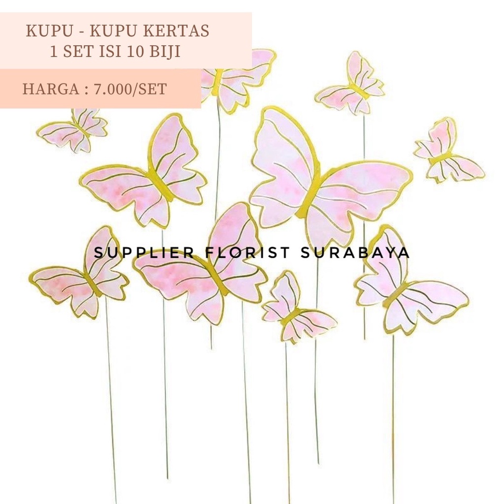 Jual TOPPER HIASAN KUE KUPU KUPU BUTTERFLY CAKE TOPPER ULANG TAHUN ...