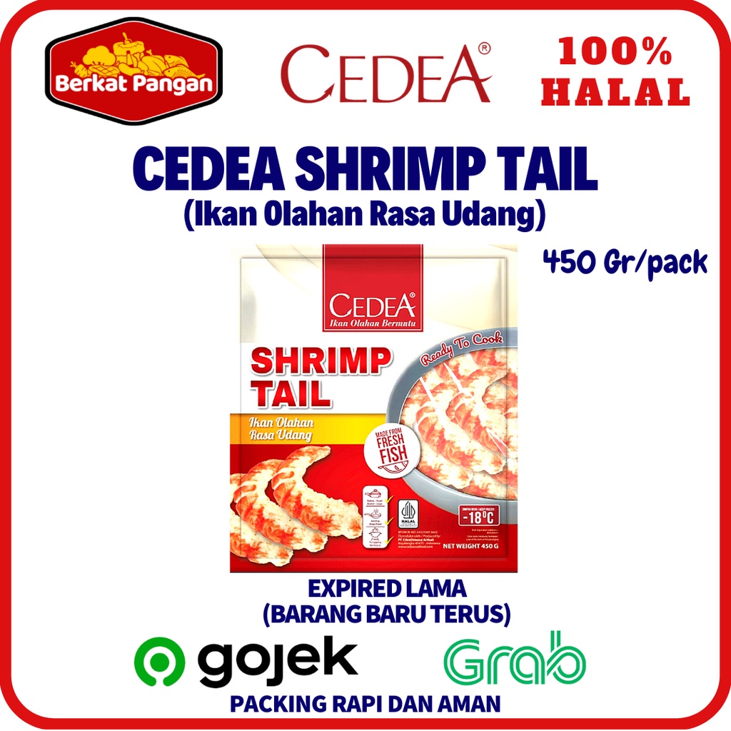 Jual CEDEA Shrimp Tail (Ikan Olahan Rasa Udang) 450 gr | Shopee Indonesia