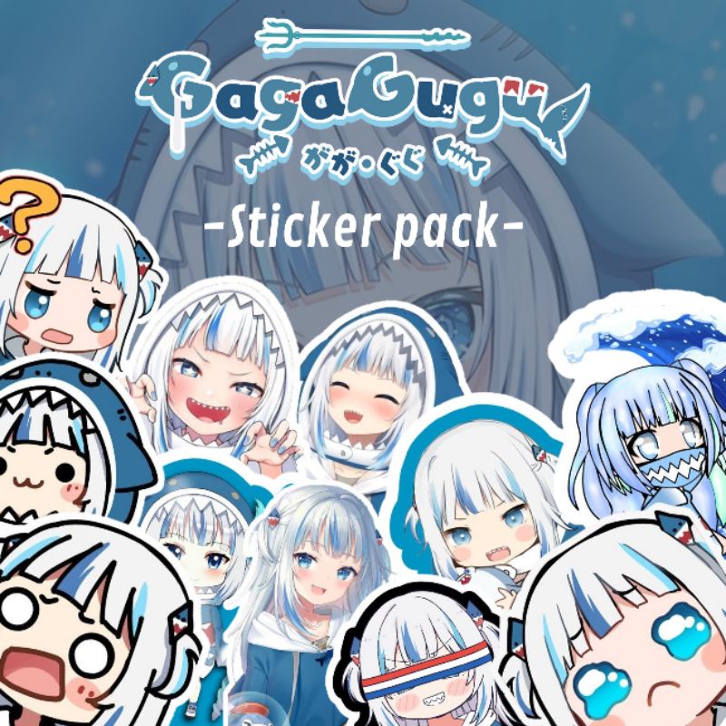 Jual STICKER PACK GAWR GURA 20PCS HOLOLIVE EN (WATERPROOF) | Shopee ...
