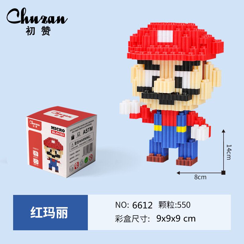 Jual Nano Block Super mario Series kartun mario bross building block ...