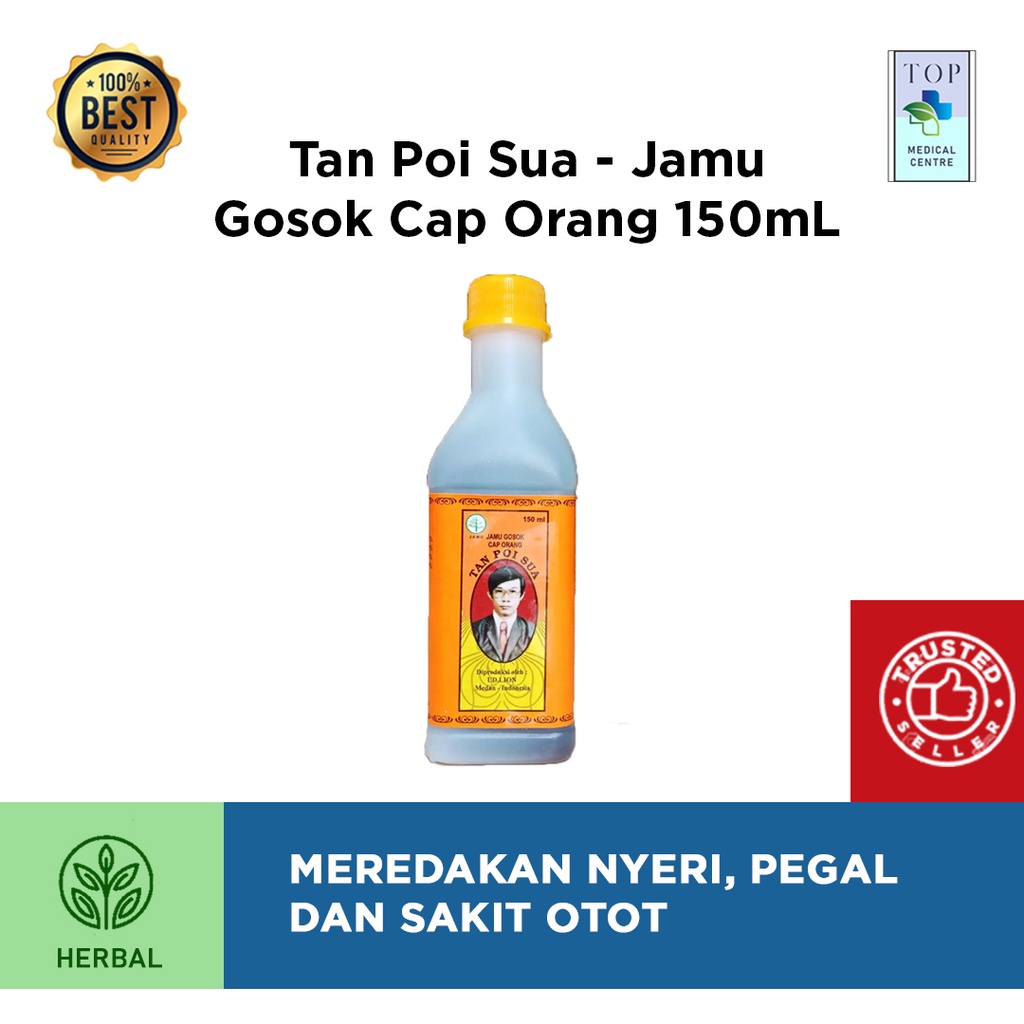 Jual Tan Poi Sua - Jamu Gosok Cap Orang 150mL | Shopee Indonesia