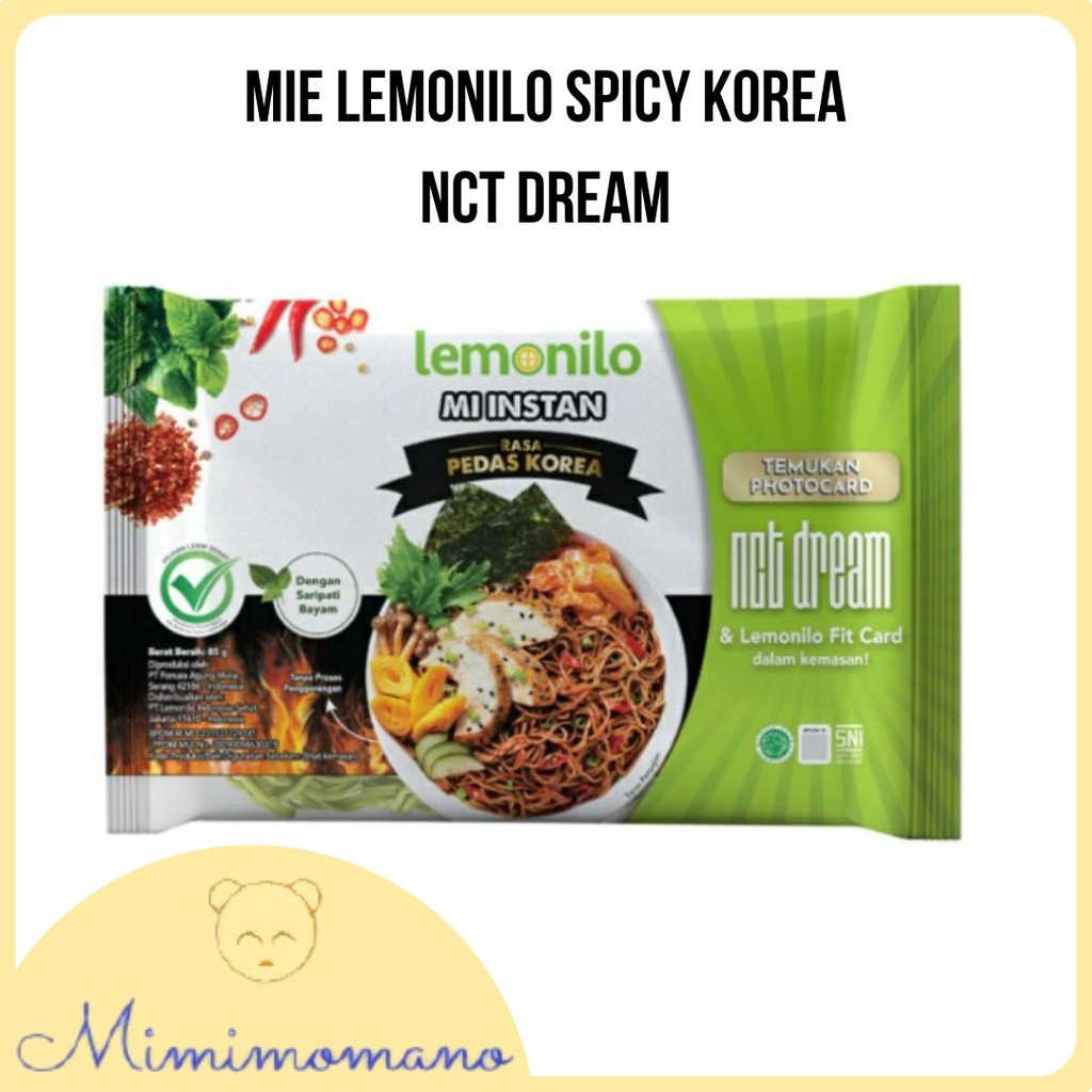 Jual Lemonilo Mie Instant Sehat Spicy Korea Special Edition NCT Dream ...