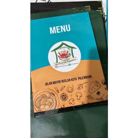 Jual SAMPUL BUKU MENU HARD COVER ANTI AIR | Shopee Indonesia
