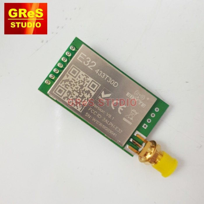 Jual E32-433T30D LORA UART SX1278 433MHZ 1W RF MODULE TRANSMITTER ...