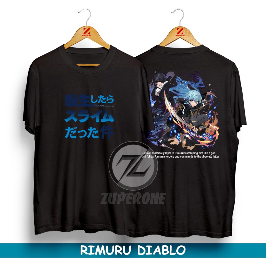Jual KAOS ANIME RIMURU TEMPEST DIABLO TENSURA TENSEI SHITARA SLIME ... Jual KAOS ANIME RIMURU TEMPEST DIABLO TENSURA TENSEI SHITARA SLIME ...