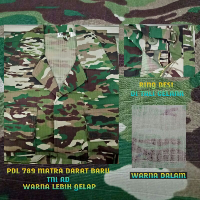 Jual PDL Matra Darat Baru 789 |TNI AD | | Shopee Indonesia