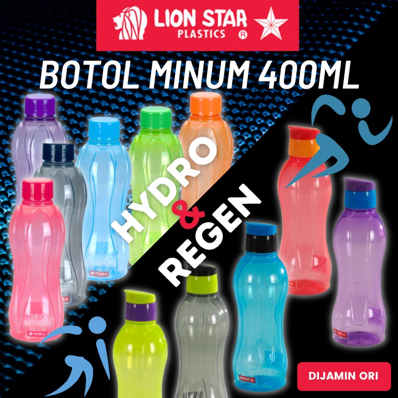 Jual Lion Star - Botol Minum Sport - Botol Minum Plastik Hydro/Regen ...