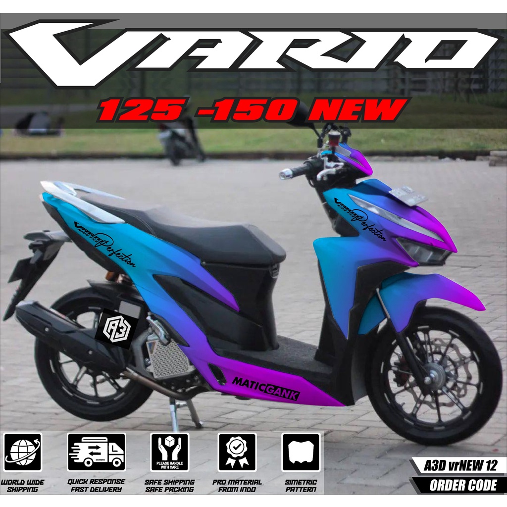 Jual Decal Sticker Vario 150 New Fullbody - Dekal Vario full body ...