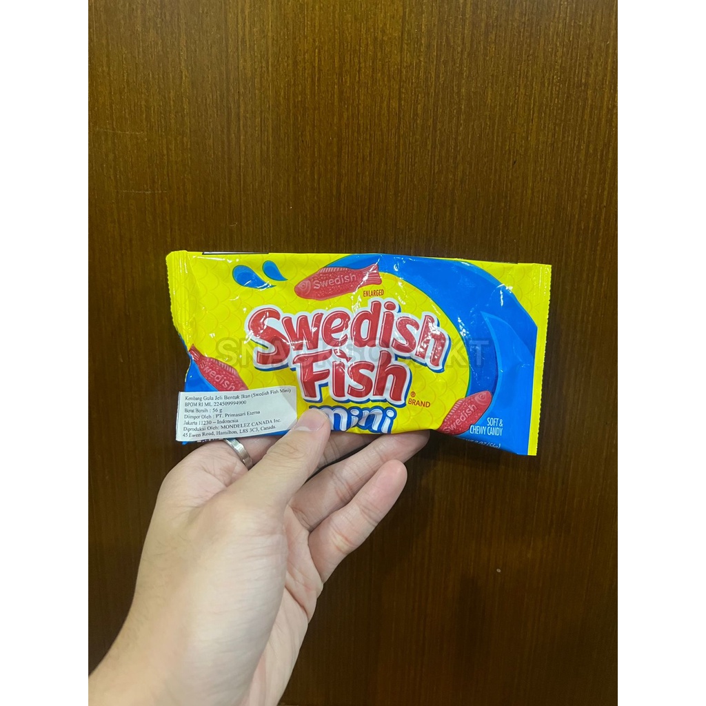 Jual SWEDISH FISH MINI CANDY JELLY 56GR | Shopee Indonesia