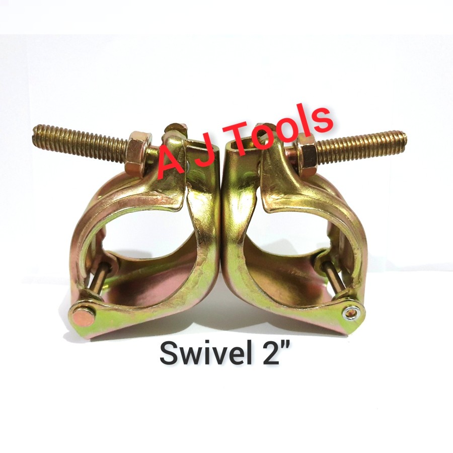 Jual Klem Pipa Steger 2 inci / Scaffolding Clamp Swivel 2" (Hidup) | Shopee Indonesia
