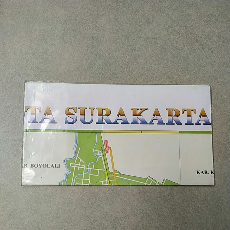 Jual PETA LIPAT. Alat Peraga. Atlas. (ukuran 1m X 1m). lembaran ...