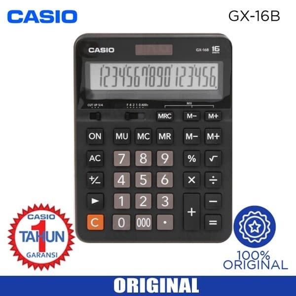 Jual KALKULATOR CASIO GX-16B - CALCULATOR CASIO KANTOR GX 16 B ORIGINAL ...