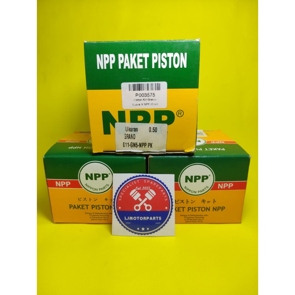 Jual PAKET PISTON KIT GRAND SUPRA X 50,100 GN5 NPP | Shopee Indonesia