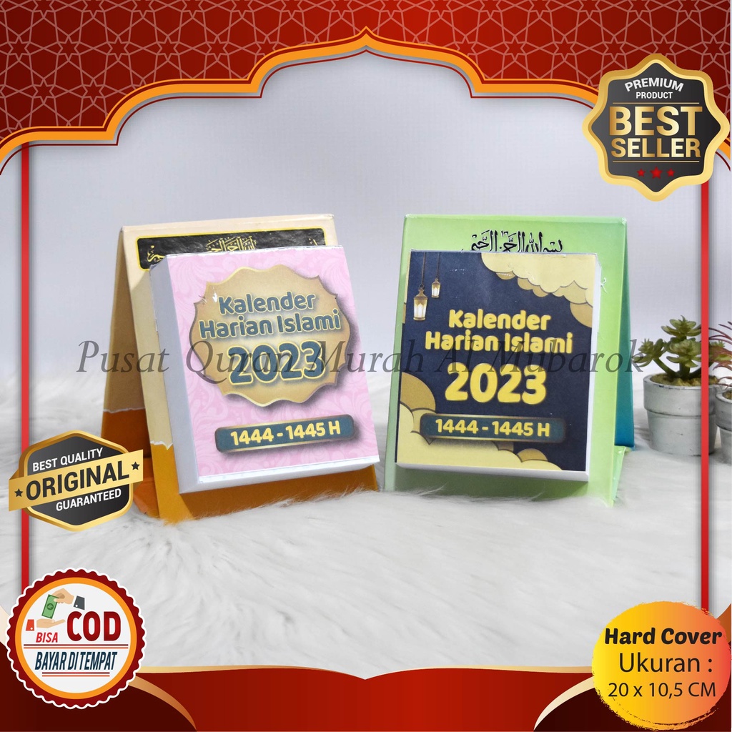 Jual Kalender Meja Sobek Harian 2023 Kalender Duduk Islami Quotes Islam ...