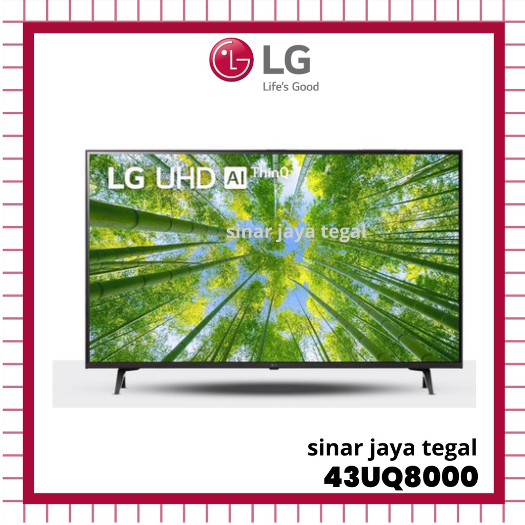 Jual TV LED LG 43INCH 43UQ8000PSC / UHD 4K Smart TV LG 43" / LG Smart ...