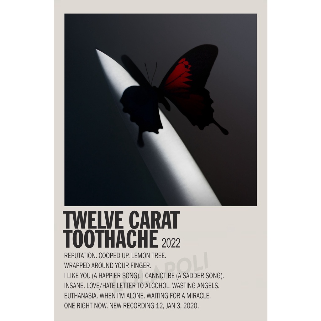 Jual Poster Cover Album Twelve Carat Toothache Post Malone Shopee 8535