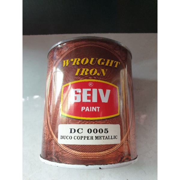 Jual Cat wrought iron besi tempa merk seiv warna tembaga | Shopee Indonesia