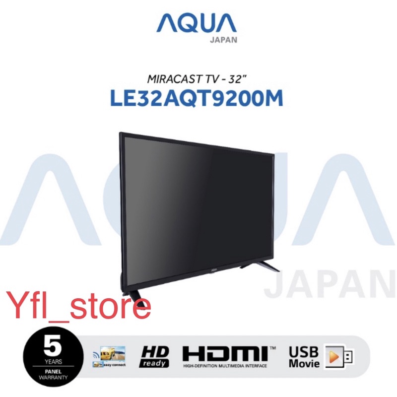 Jual AQUA JAPAN LED TV Digital 32 Inch - Miracast LE32AQT9200M ...