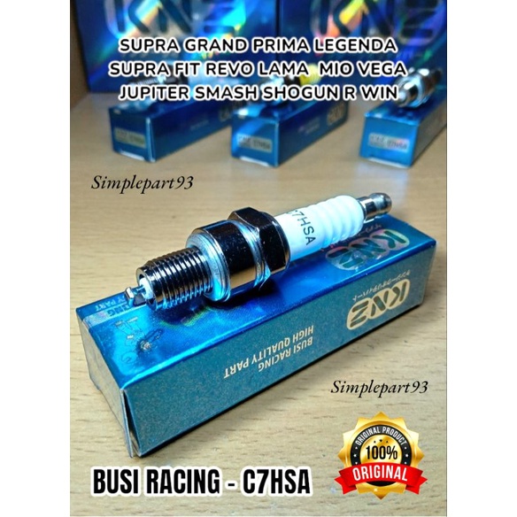 Jual BUSI RACING C7HSA [ KNZ ] DRAT PENDEK MOTOR - SUPRA X GRAND PRIMA ...