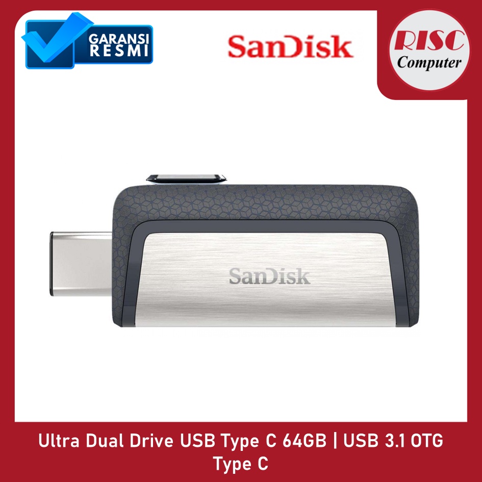 Jual Flashdisk OTG Sandisk Ultra Dual Drive OTG Type C 64GB Original ...