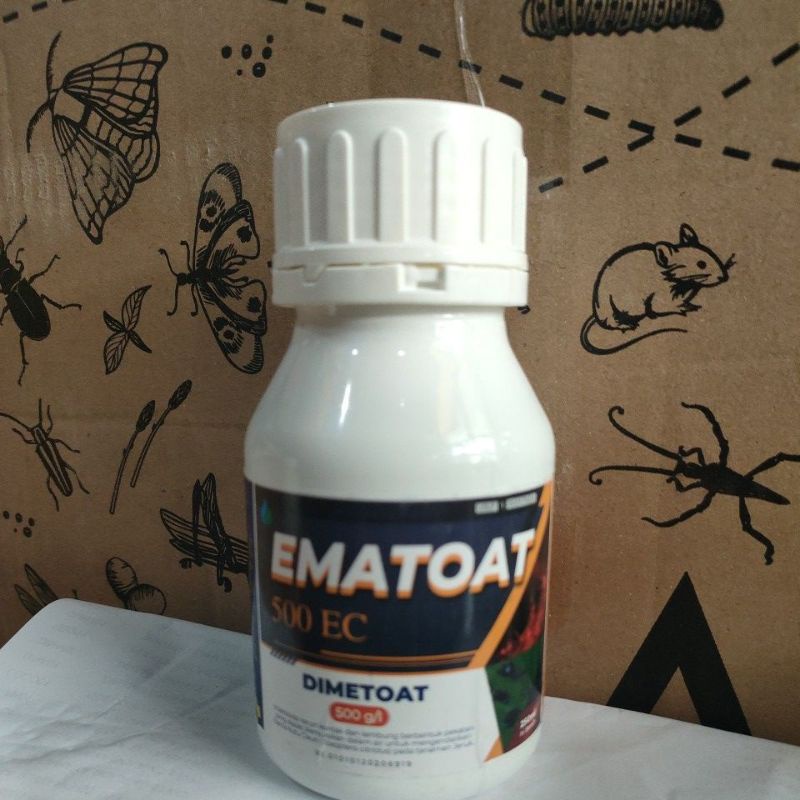 Jual Insektisida EMATOAT 500EC 250ML DIMETOAT DIMETHOATE lalat buah ...