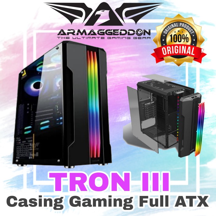 Jual Casing Pc Gaming Armaggeddon Tron Iii (T3) - Casing Armagedon Tron ...