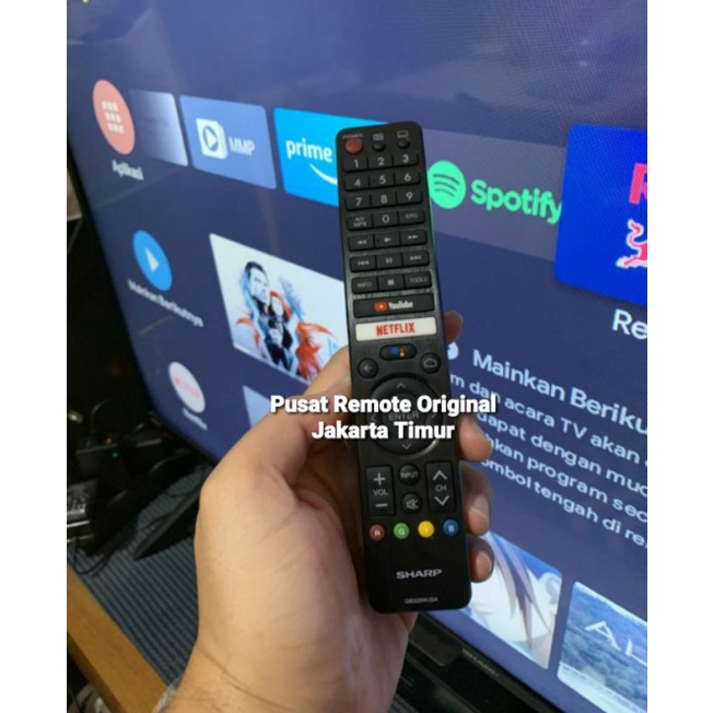 Jual REMOTE REMOT ANDROID SMART TV SHARP LED GB326WJSA SEPERTI ORIGINAL | Shopee Indonesia