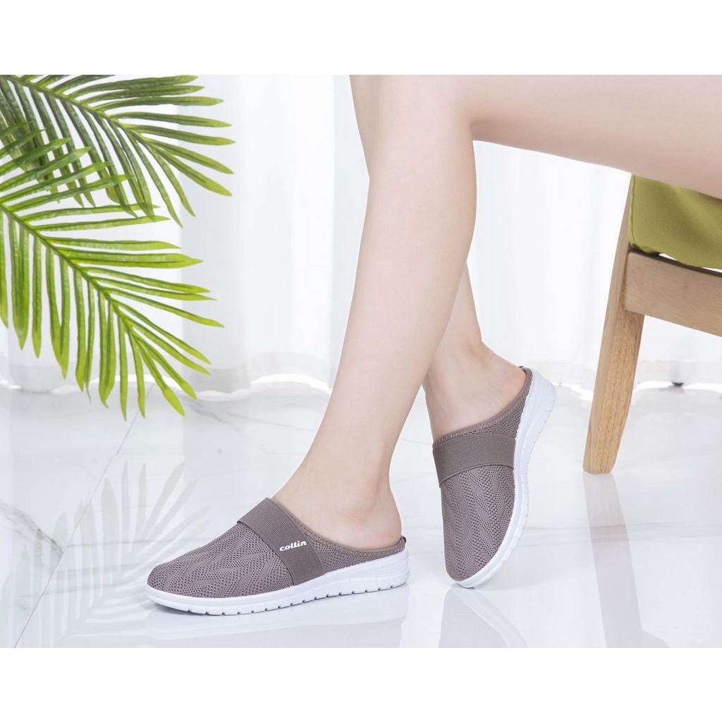 Jual COLLIN TX65 MOCCA SEPATU SLOP RAJUT IMPORT WANITA/DEWASA | Shopee ...
