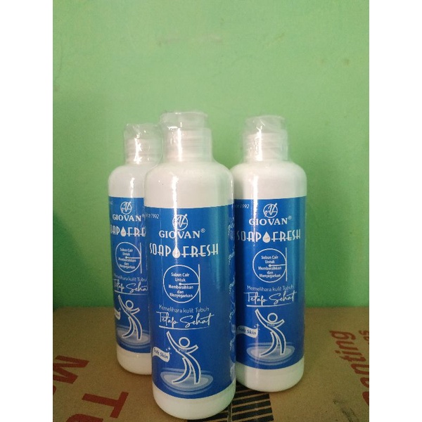 Jual Giovan soap fresh Sabun cair untuk menyegarkan badan | Shopee ...