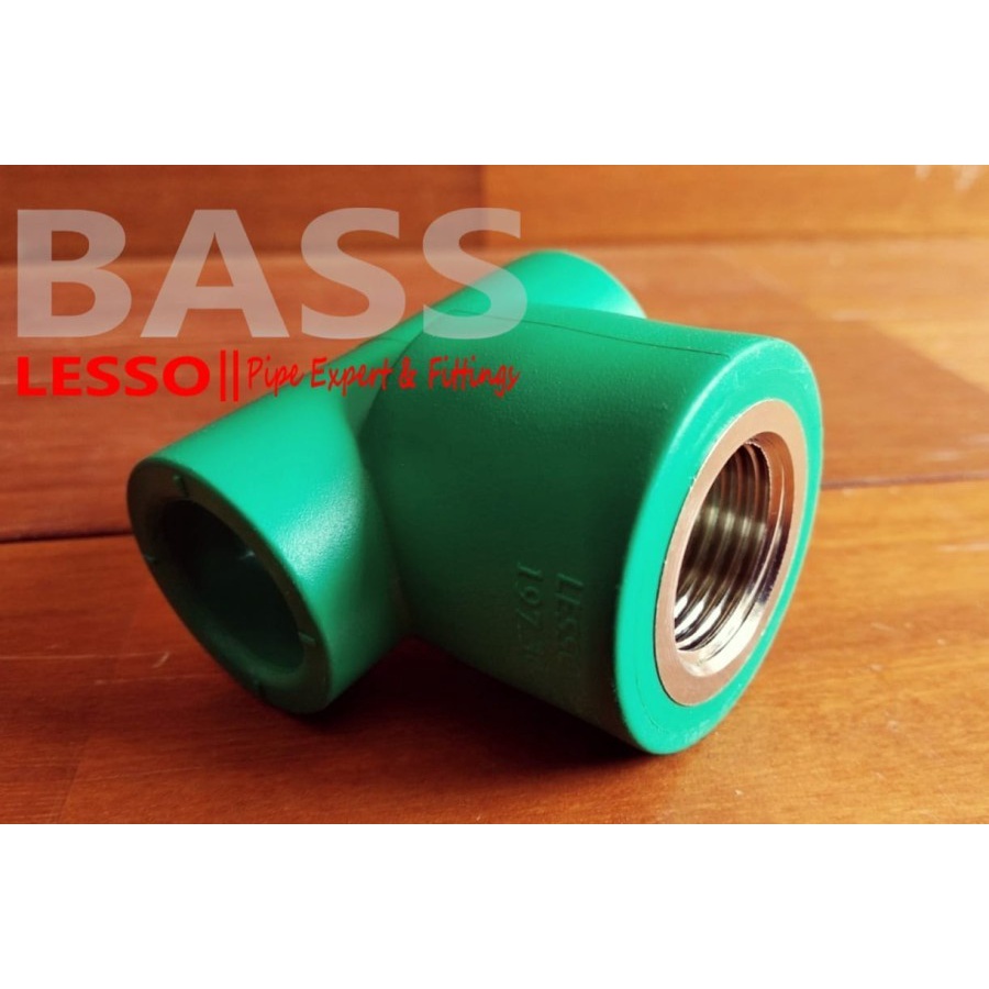 Jual Tee Drat Dalam PPR 25mmX1/2" inch Lesso Female Thread Fitting PPR ...