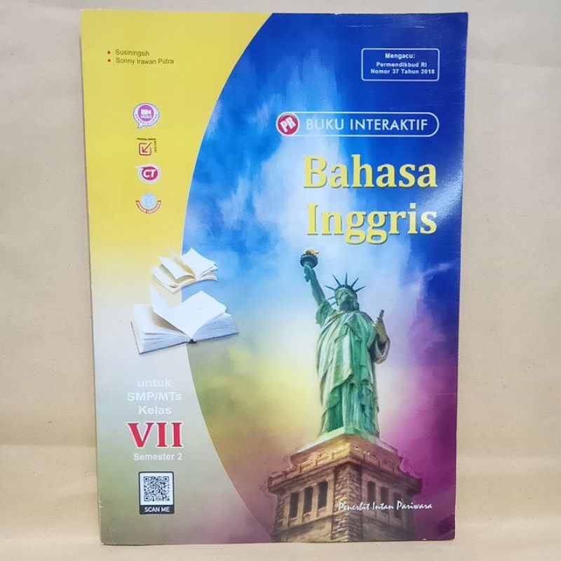 Jual Buku PR/LKS interaktif Bahasa Inggris Semester 2 kelas VII,7 K-13 intan pariwara Edisi 2022 ...