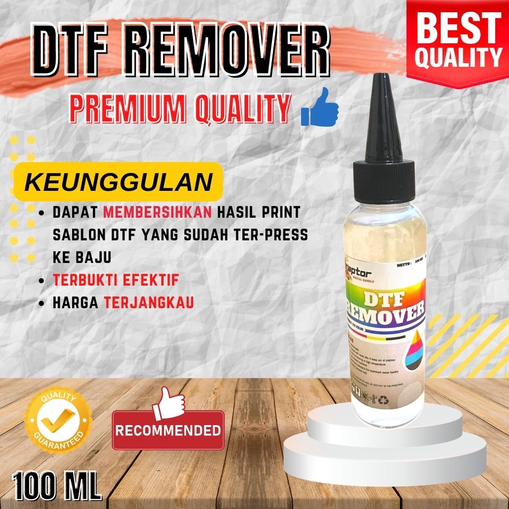 Jual PEMBERSIH SABLON DTF REMOVER 100 ML | Shopee Indonesia