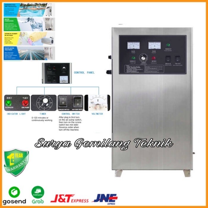 Jual Mesin Ozone Generator 20Gram 0.3 Alat Pembersih Bakteri Ozone 20G | Shopee Indonesia