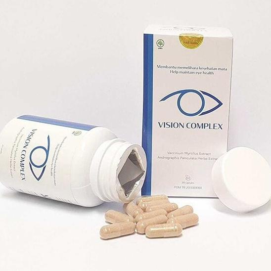 Jual VISION COMPLEX ASLI OBAT MATA PLUS MINUS ISI 20 CAPSULES | Shopee ...