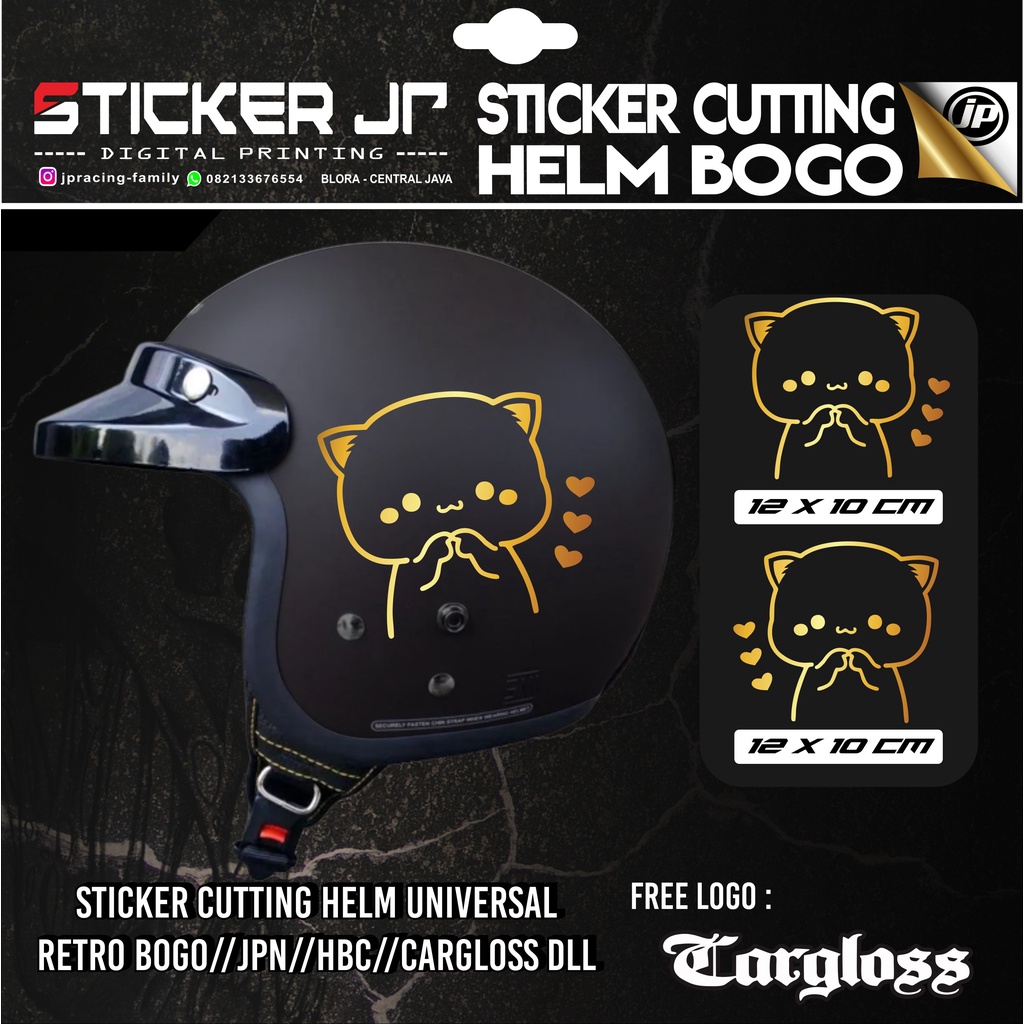 Jual Stiker Helem hologram , Sticker helm Cargloss 1 Set Variasi Pentol ...