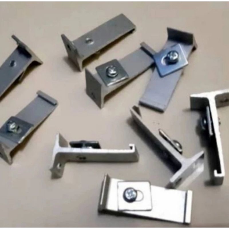 Jual single braket alumunium korden, centelan rel korden single ...