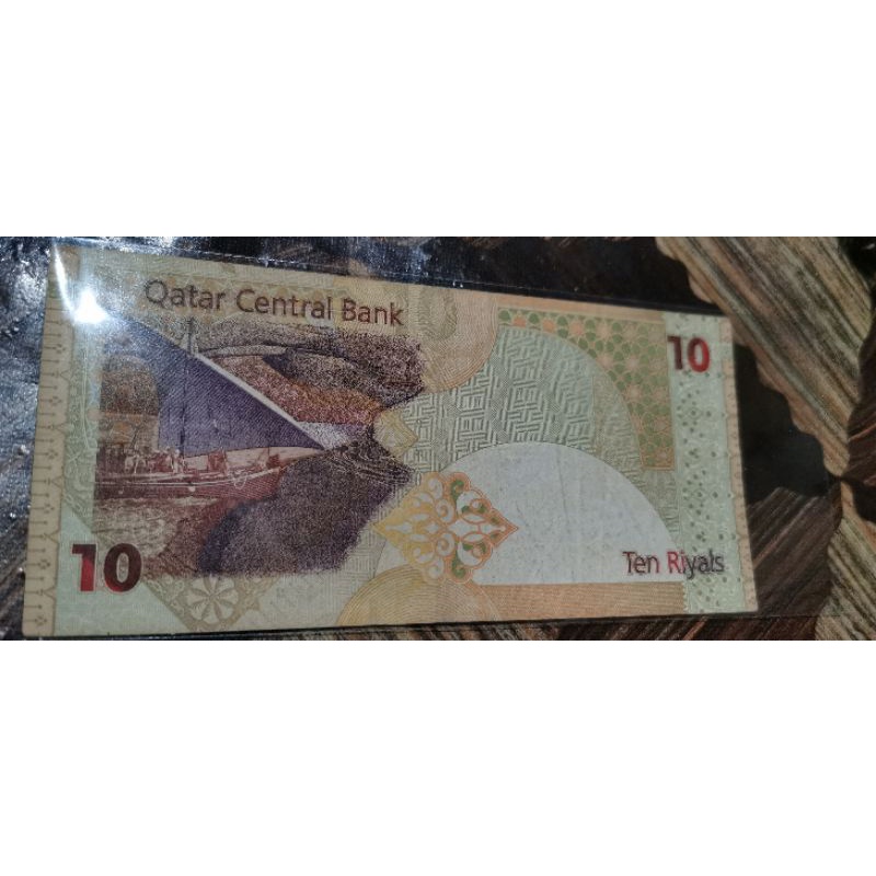Jual 10 riyal qatar asli utuh sesuai foto | Shopee Indonesia