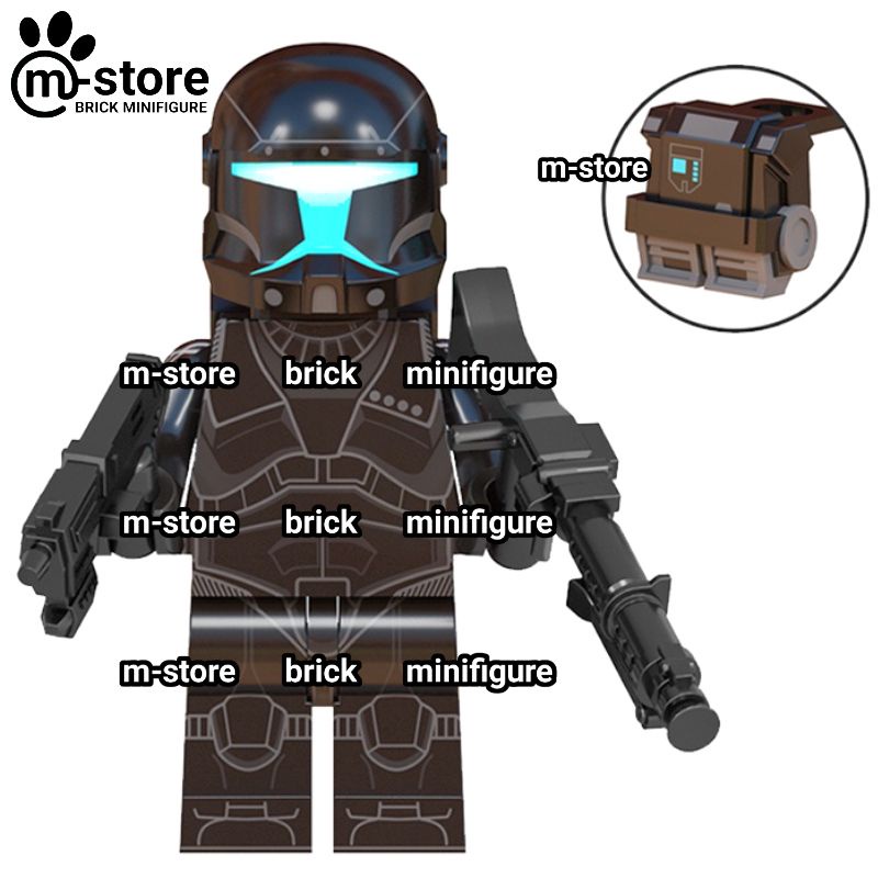 Jual brick star wars omega squad elite clone commando mini toy figure ...