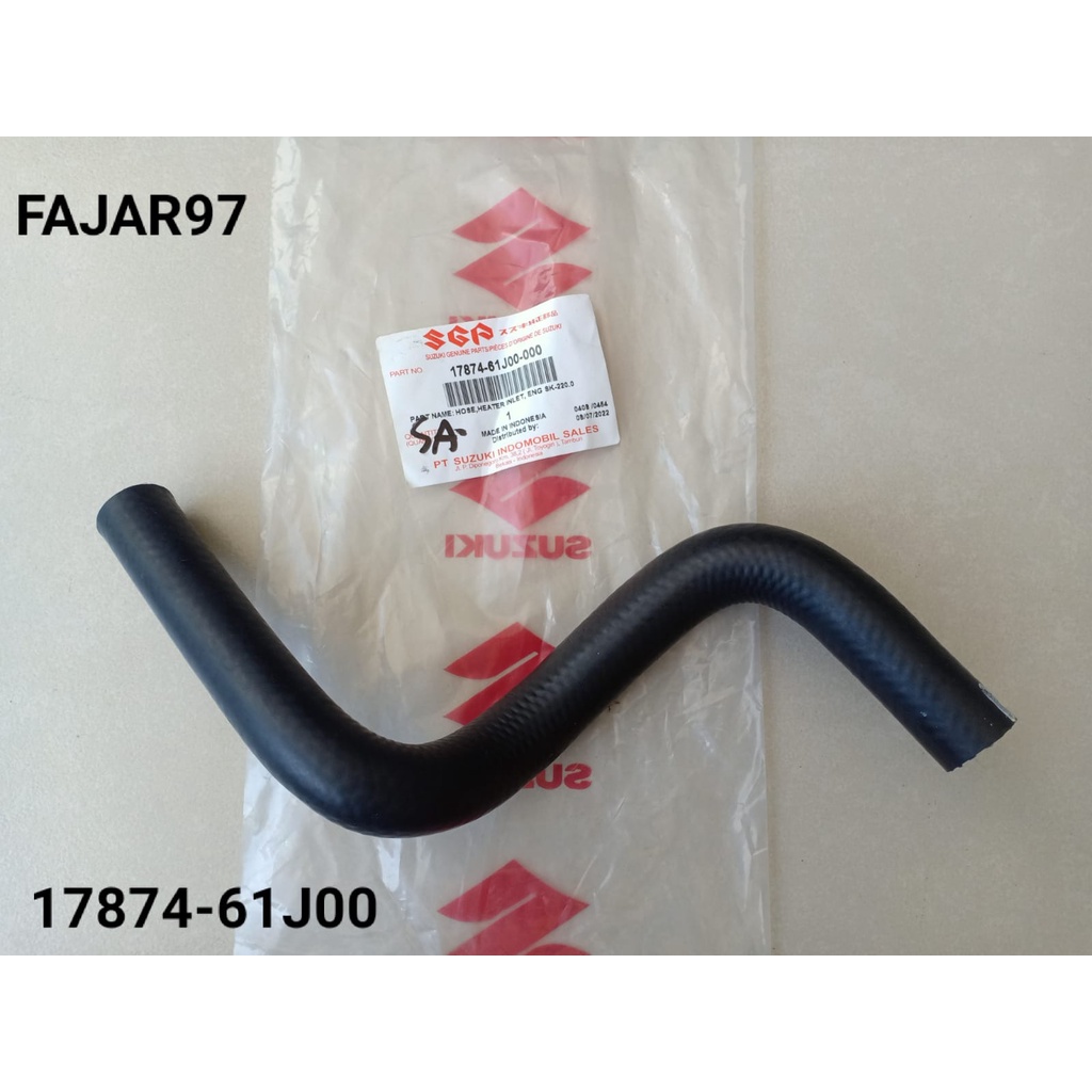 Jual Selang hose heater inlet engine radiator suzuki APV ORIGINAL 17874 ...
