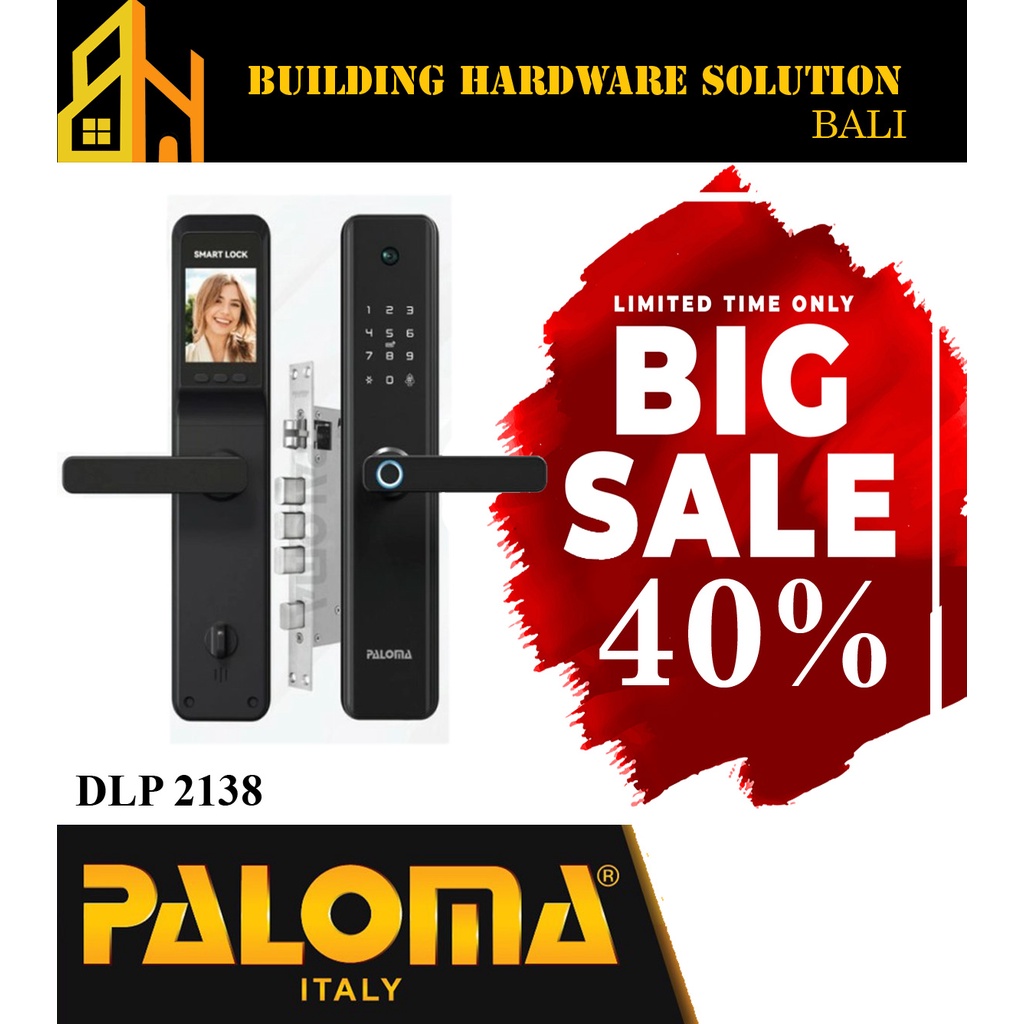 Jual SMART DIGITAL LOCK PALOMA DLP 2138 DENGAN FITUR KAMERA KUNCI ...