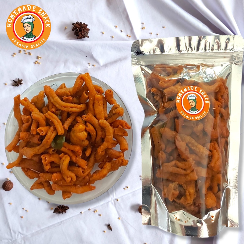 Jual Homemade Snack - Krupuk Usus Goreng Rasa Extra Pedas Homemade Usus ...