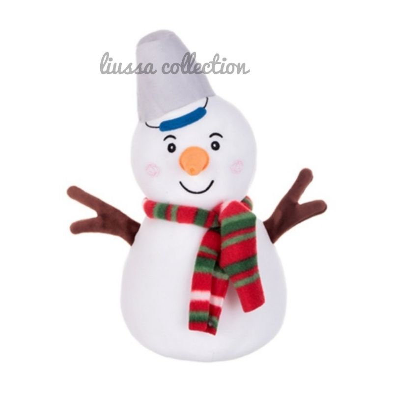 Jual Boneka Miniso - Christmas Snowman Plush | Shopee Indonesia
