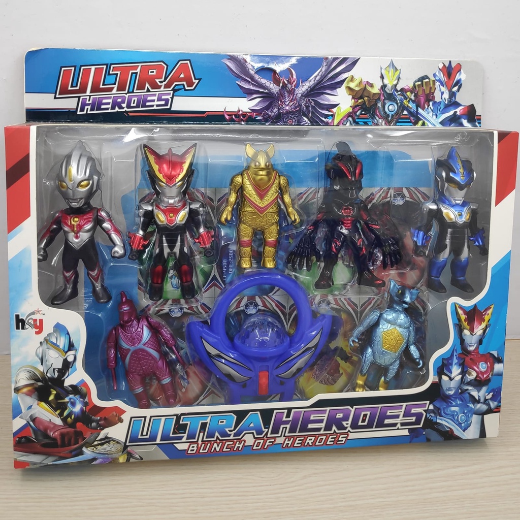 Jual Mainan Miniatur Ultraman Ultra Heroes | Shopee Indonesia