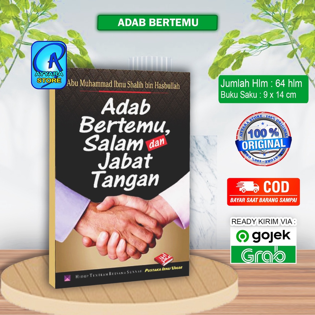 Jual Adab Bertemu, Salam dan Jabat Tangan - Abu Muhammad Ibnu Shalih ...