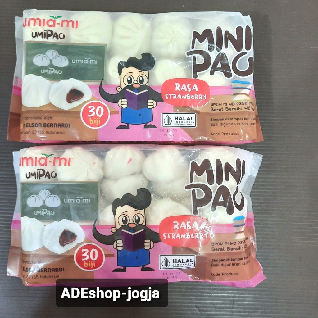 Jual minipao bakpao umiami rasa strawberry stroberi isi 30 umia-mi mini ...