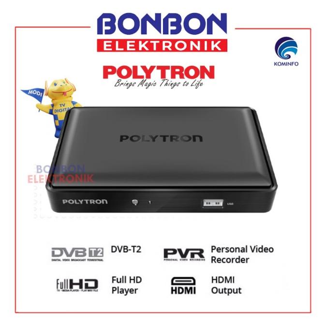 Jual Polytron Set Top Box PDV-600T2 DVB T2 TV Digital | Shopee Indonesia