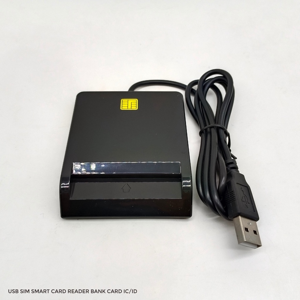 Jual USB SIM SMART CARD READER BANK CARD IC/ID SINGLE | Shopee Indonesia