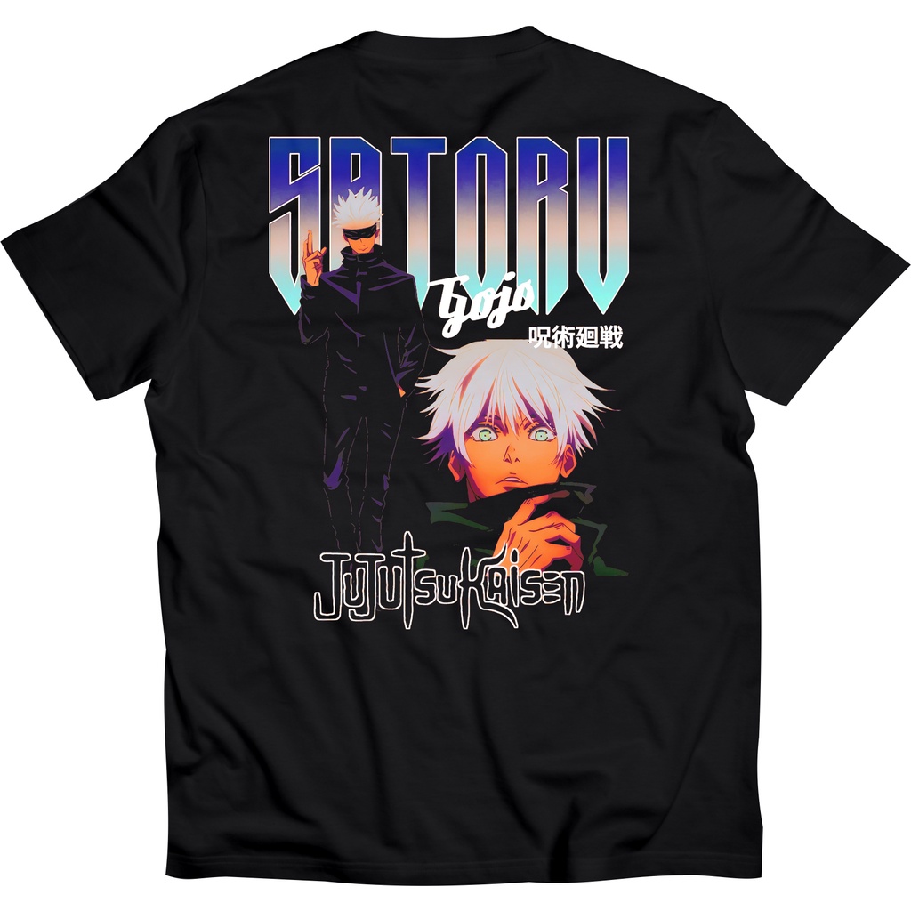 Jual Baju Anime JUJUTSU KAISEN SATORU GOJO JJK004HG Kaos Anime KEREN ...