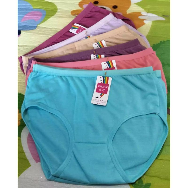 Jual 12 Pcs Celana Dalam CD Wanita Lusinan Dewasa Underwear Perempuan Polos | Shopee Indonesia